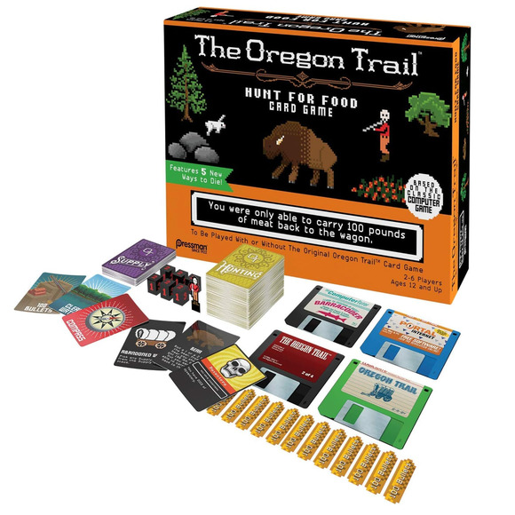 ToyWatch | Games | The Oregon Trail Hunt For Food Card Game Classic ...